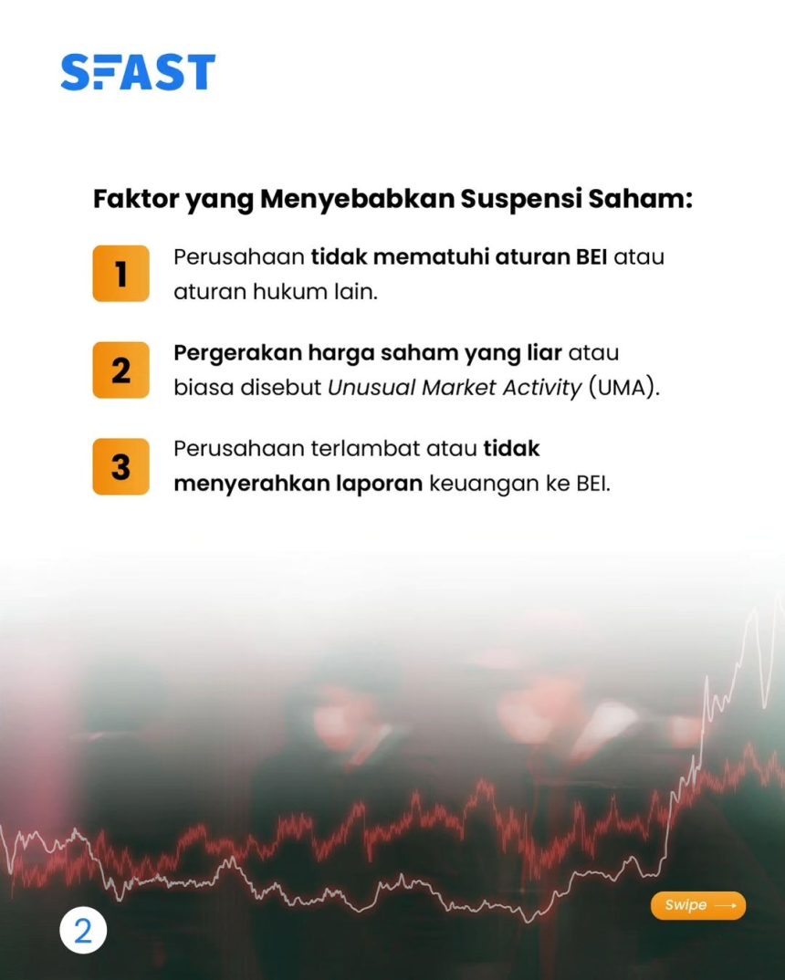 Kenali Aturan Suspensi Saham dan Faktor-Faktor Penyebabnya - SFast Sekuritas